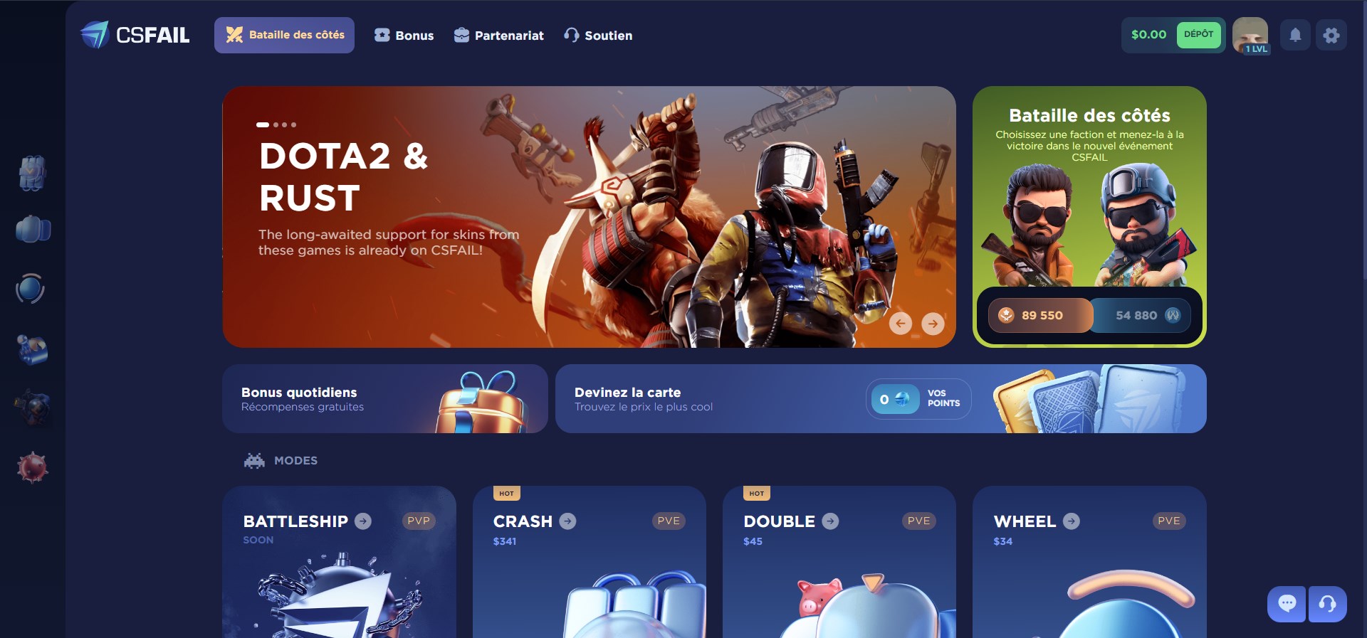 CSFail Avis & Bonus (casino cs2) | Arnaque ou fiable
