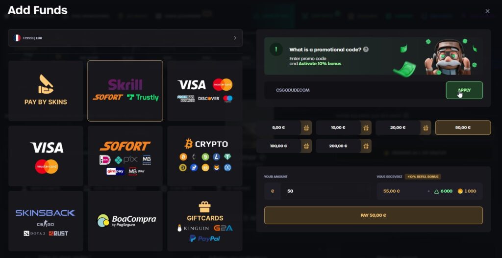 Code Promo Key-Drop (octobre 2025) | CSGO Dude